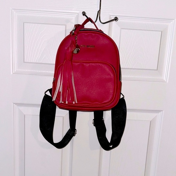 Steve Madden | Bags | Steve Madden Pink And Black Backpack Casual ...